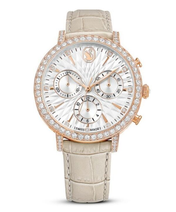 Matrix Tennis Chrono ウォッチ スイス製, レザーストラップ, ベージュ, ローズゴールドトーン仕上げ - 阪急百貨店 ...